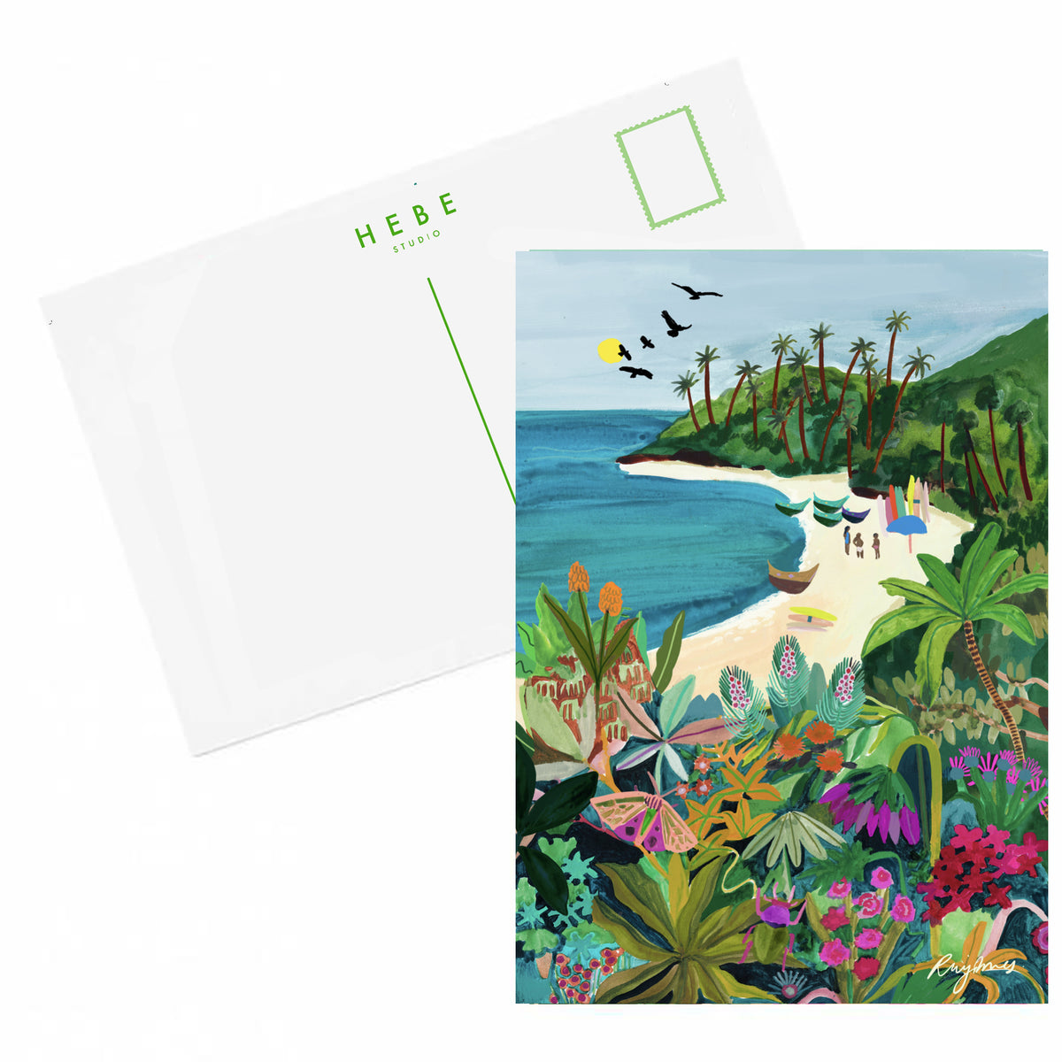 The Tropical Forest Postcard set – Hebestudio